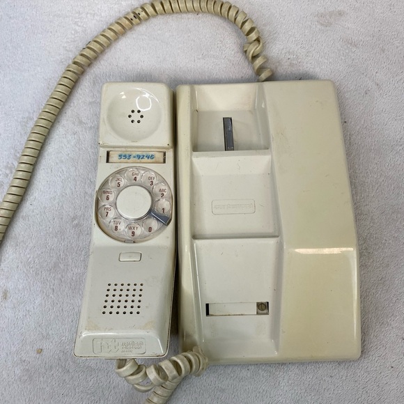 itt | Networking | Vintage Beige Rotary Dial Home Phone | Poshmark